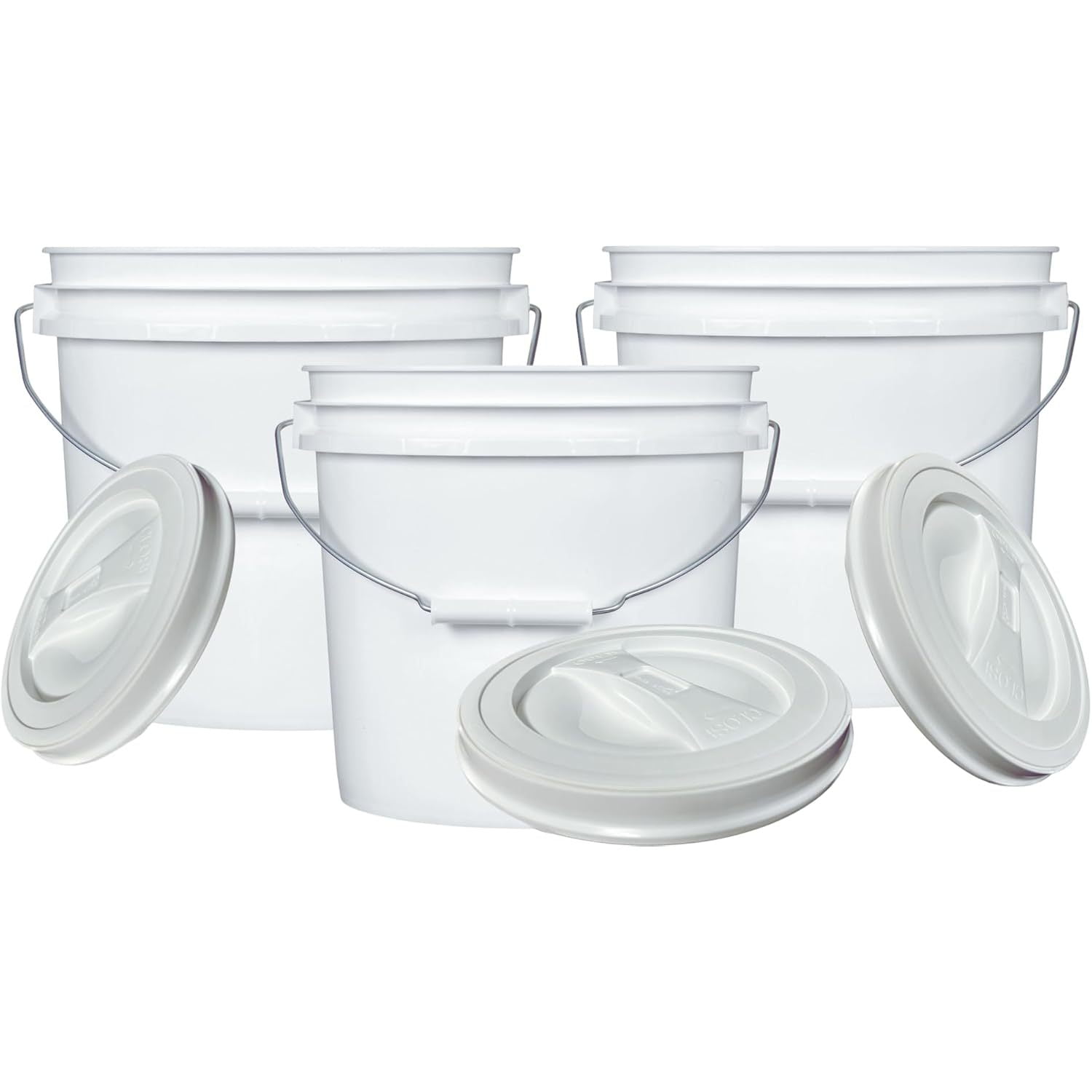 House Naturals 2 Gallon Food Grade, BPA Free, Made in USA Bucket with ...