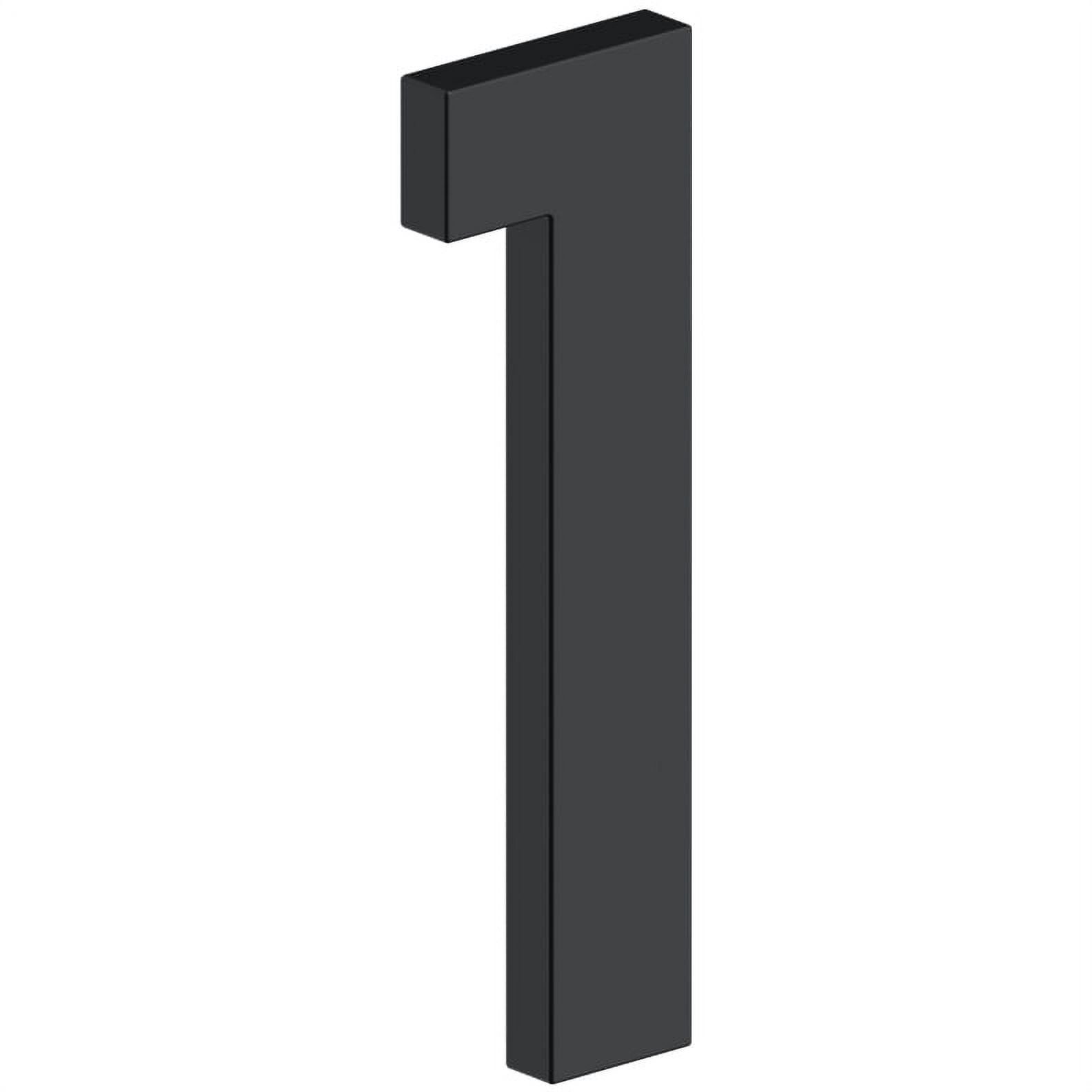 House Number 1 with Risers (B Series) - Matte Black - Walmart.com