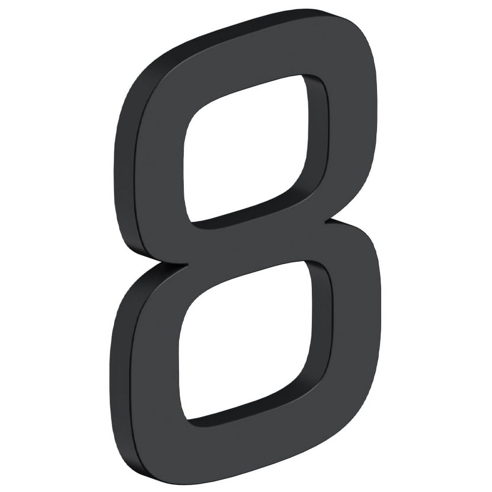 House Number 8 with Risers (E Series) - Matte Black - Walmart.com