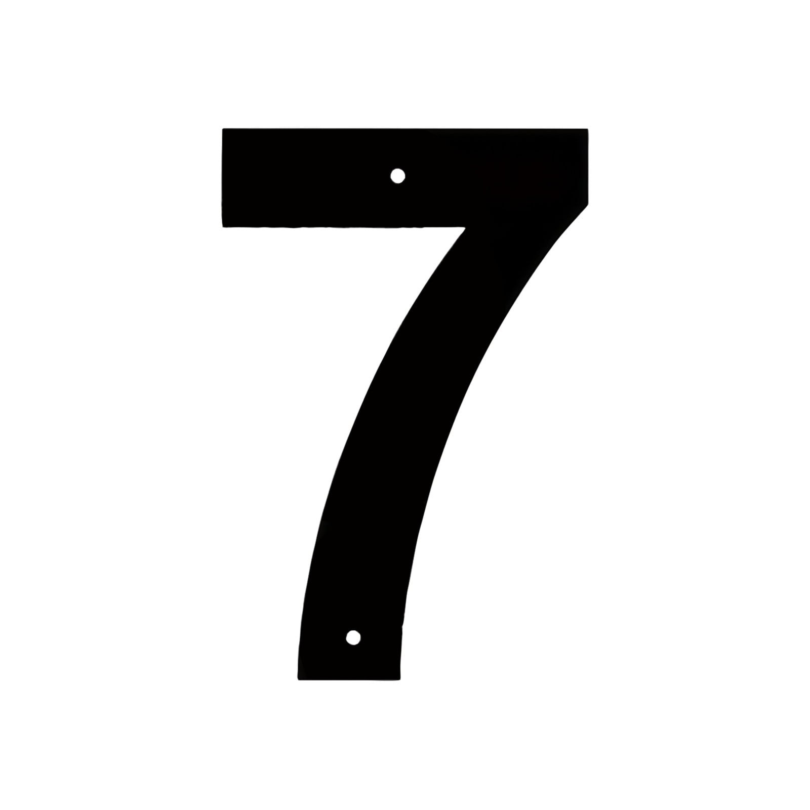 House Numbers 7 House Address Numbers, Black Large Modern House Numbers ...