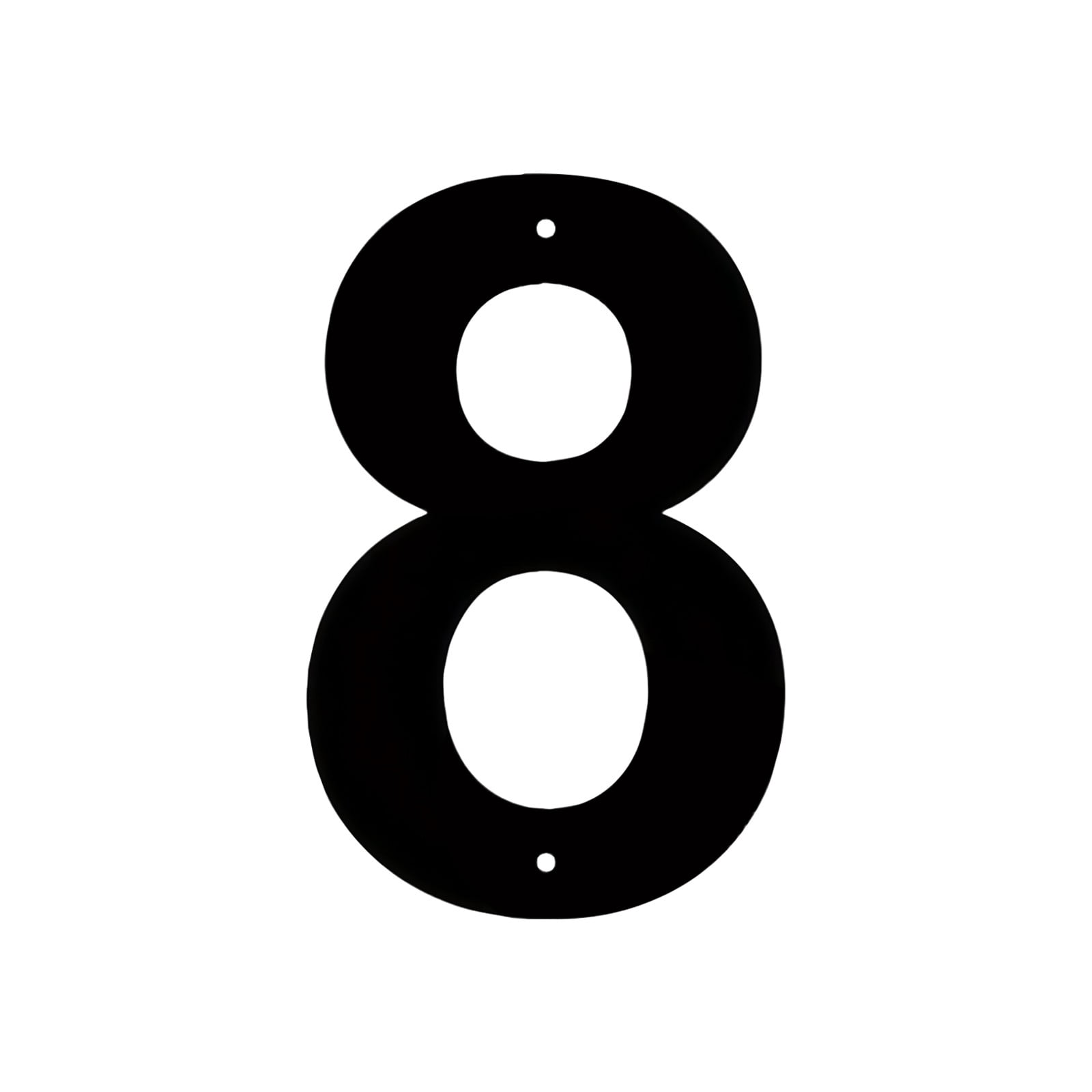 House Numbers 8 House Address Numbers, Black Large Modern House Numbers ...