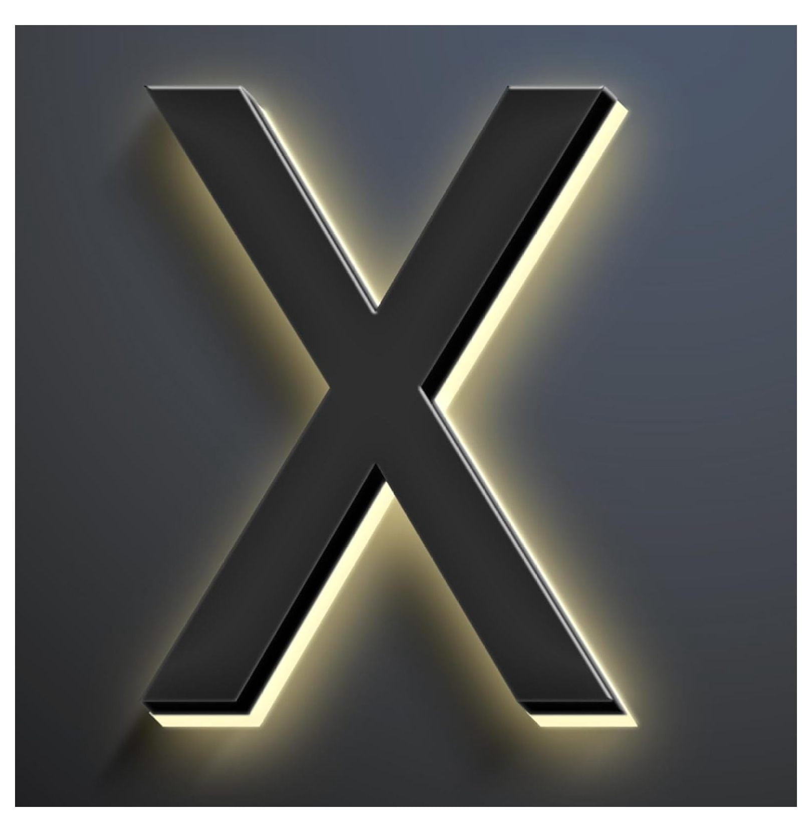 House Numbers, Backlit LED Address Numbers, Modern Lighted House ...