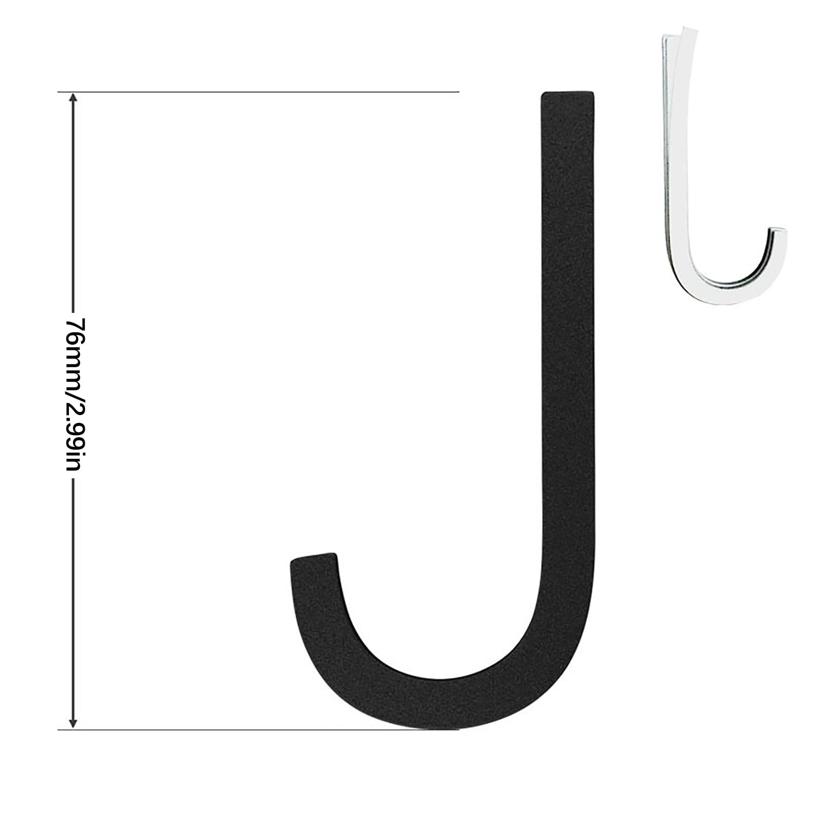 House Numbers Metal Letters for Outdoor Signs Self-Adhesive 3 Inch ...