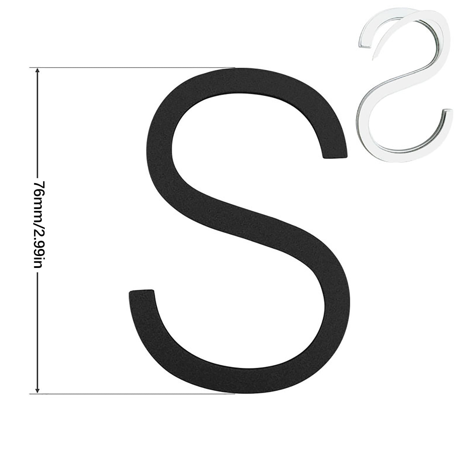 House Numbers Metal Letters for Outdoor Signs Self-Adhesive 3 Inch ...