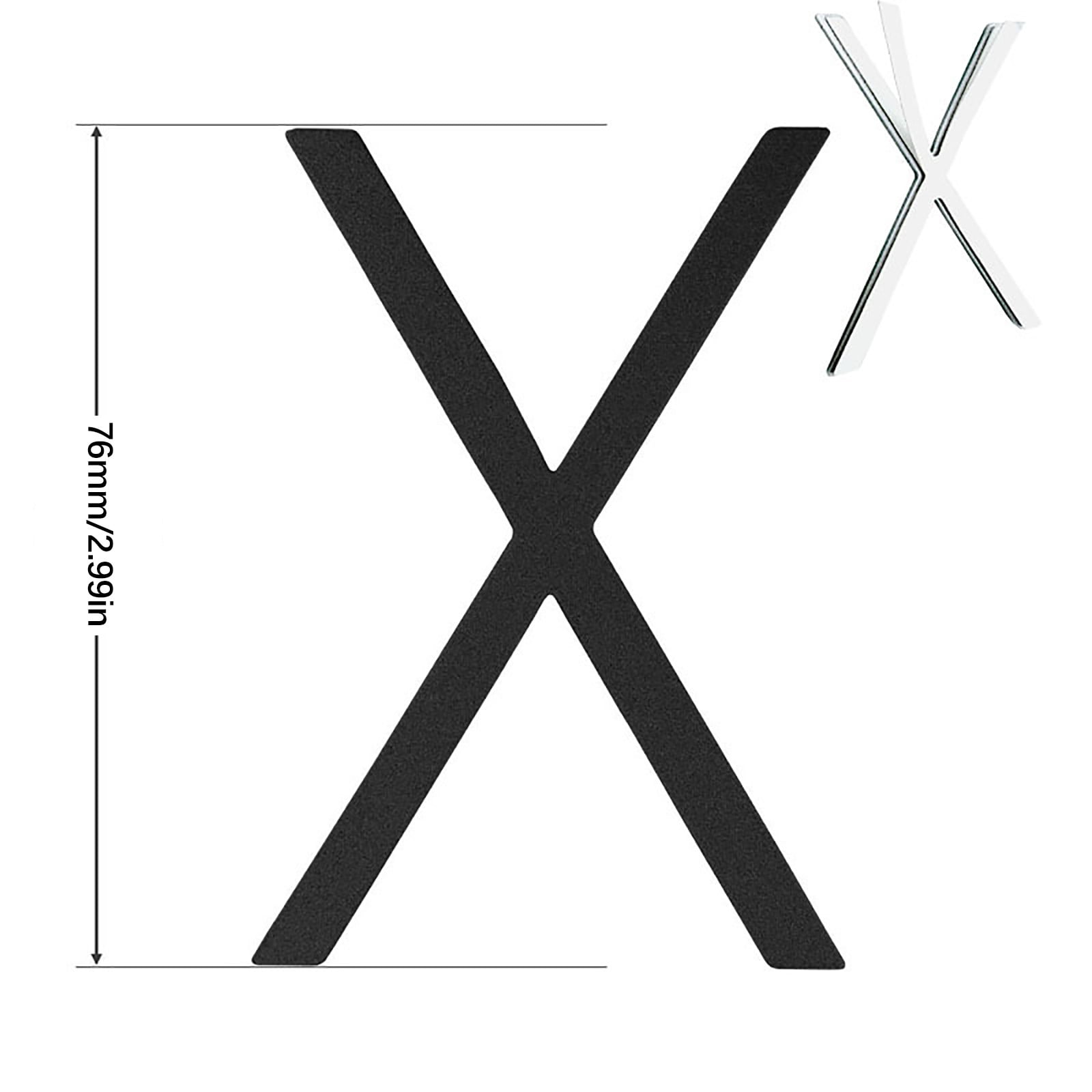 House Numbers Metal Letters for Outdoor Signs Self-Adhesive 3 Inch ...