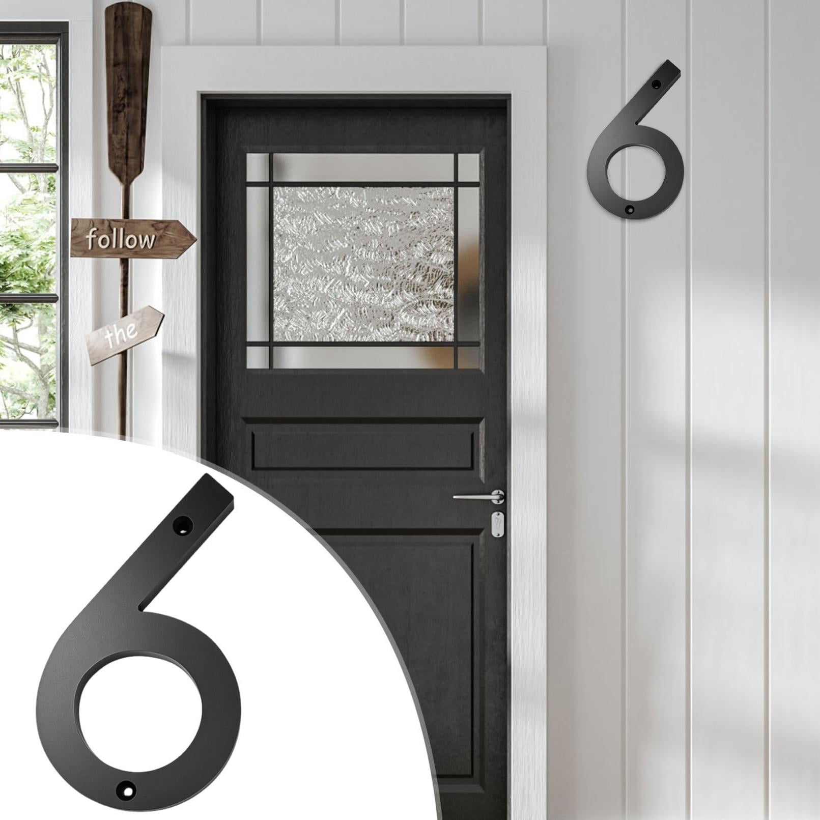 House Numbers for Outside, 5 Inch House Numbers, Modern Floating ...