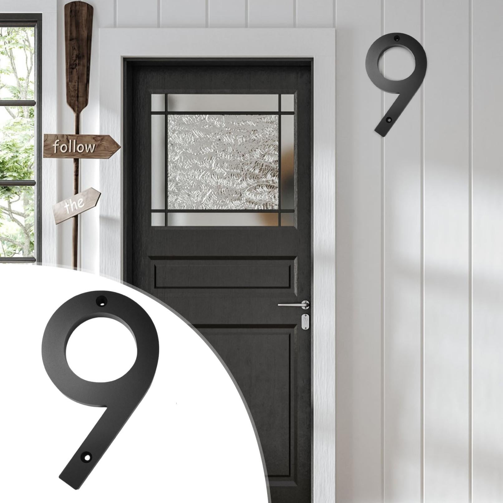 House Numbers for Outside, 5 Inch House Numbers, Modern Floating ...