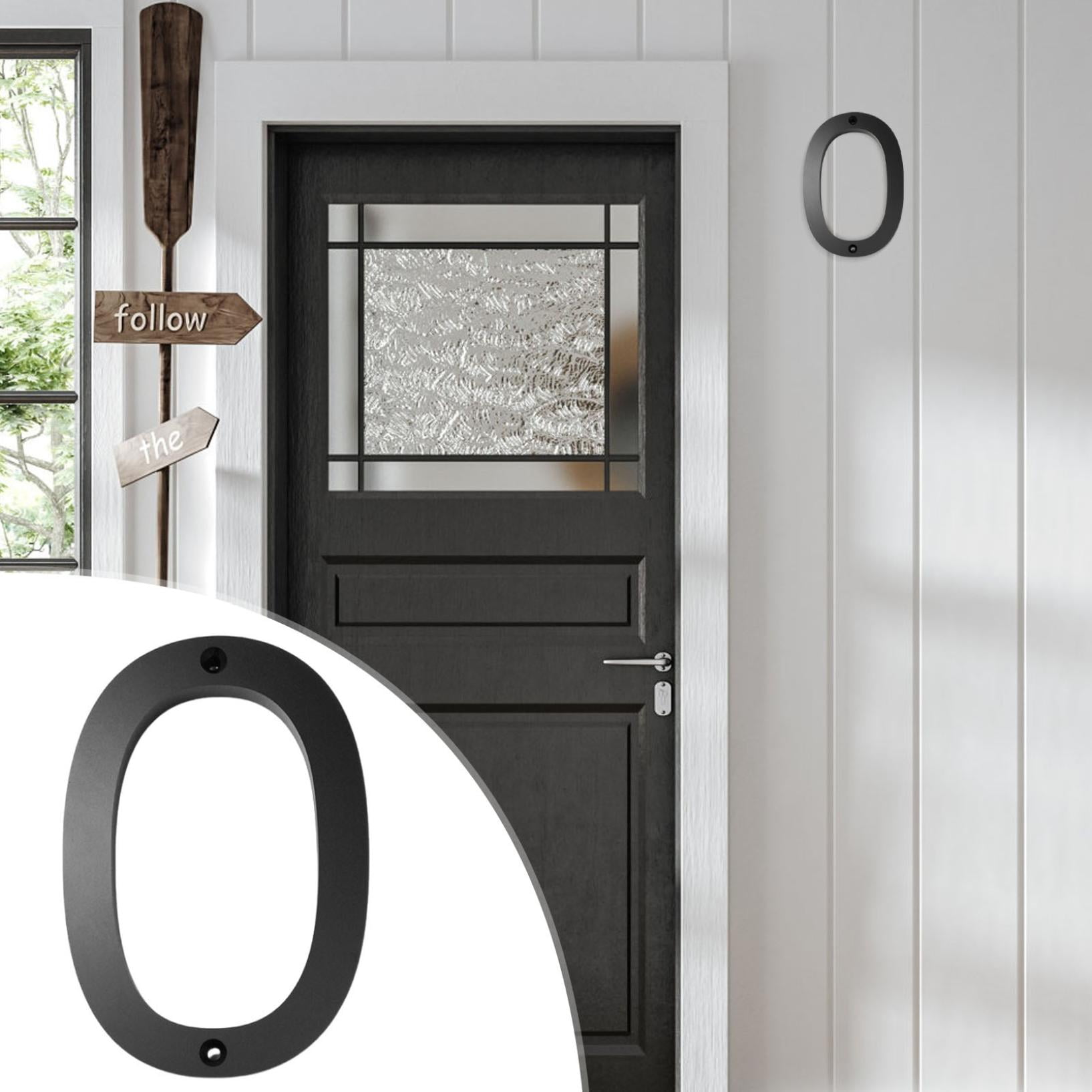 House Numbers for Outside, 5 Inch House Numbers, Modern Floating ...