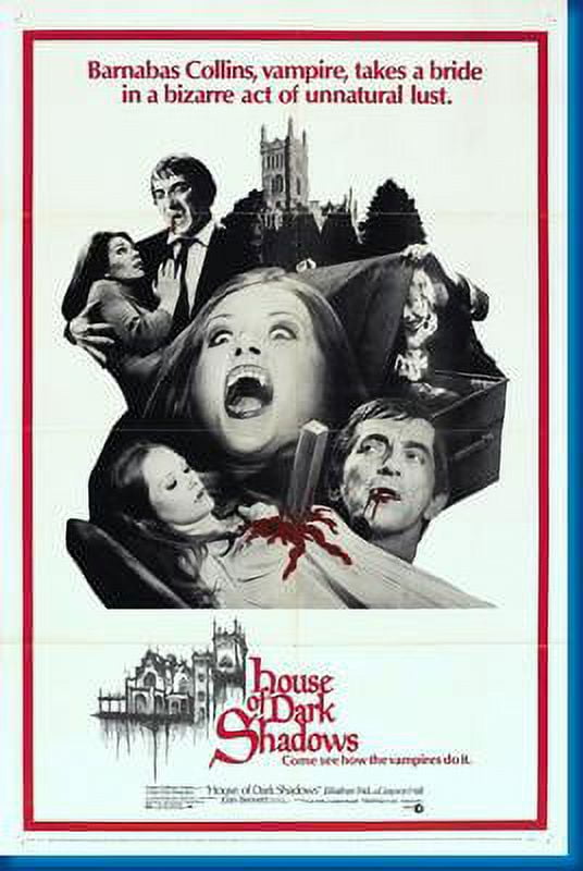 House Of Dark Shadows Movie Poster 16in x 24in 16x24 Multi-Color Square ...