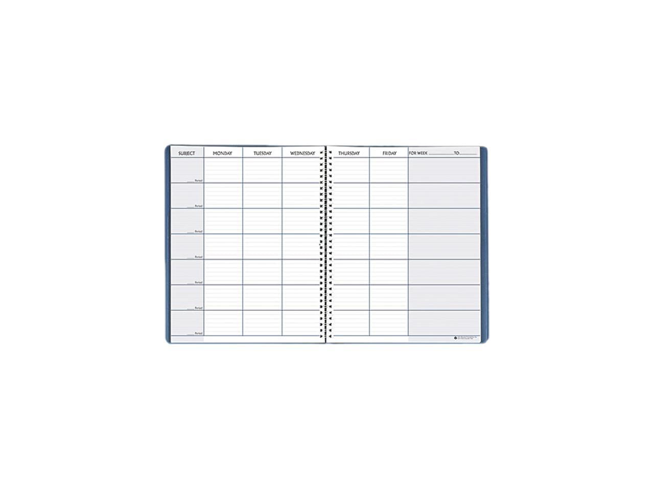 House Of Doolittle Teacher's Planner Embossed Simulated Leather Cover ...