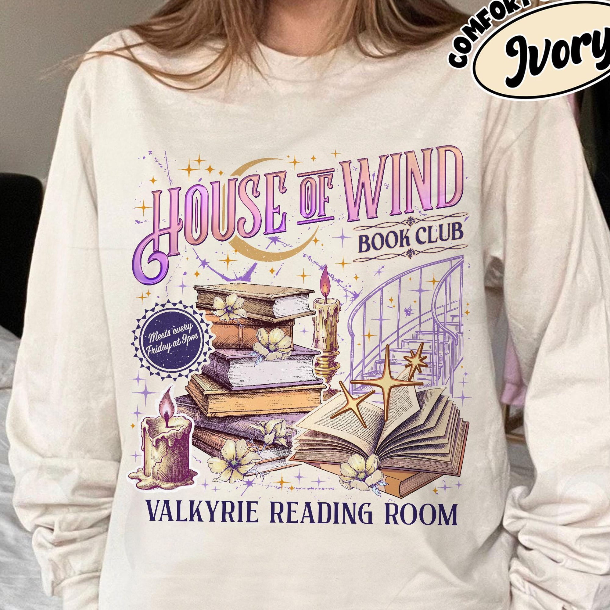 House Of Wind Book Club Shirt ACOTAR Inspired Fantasy Reader Gift SJM ...
