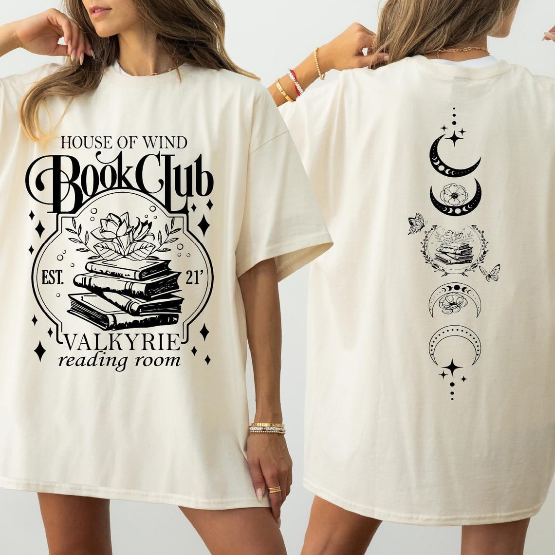 House Of Wind Book Club Shirt, Valkyrie Reading Room Tee, Night Court ...