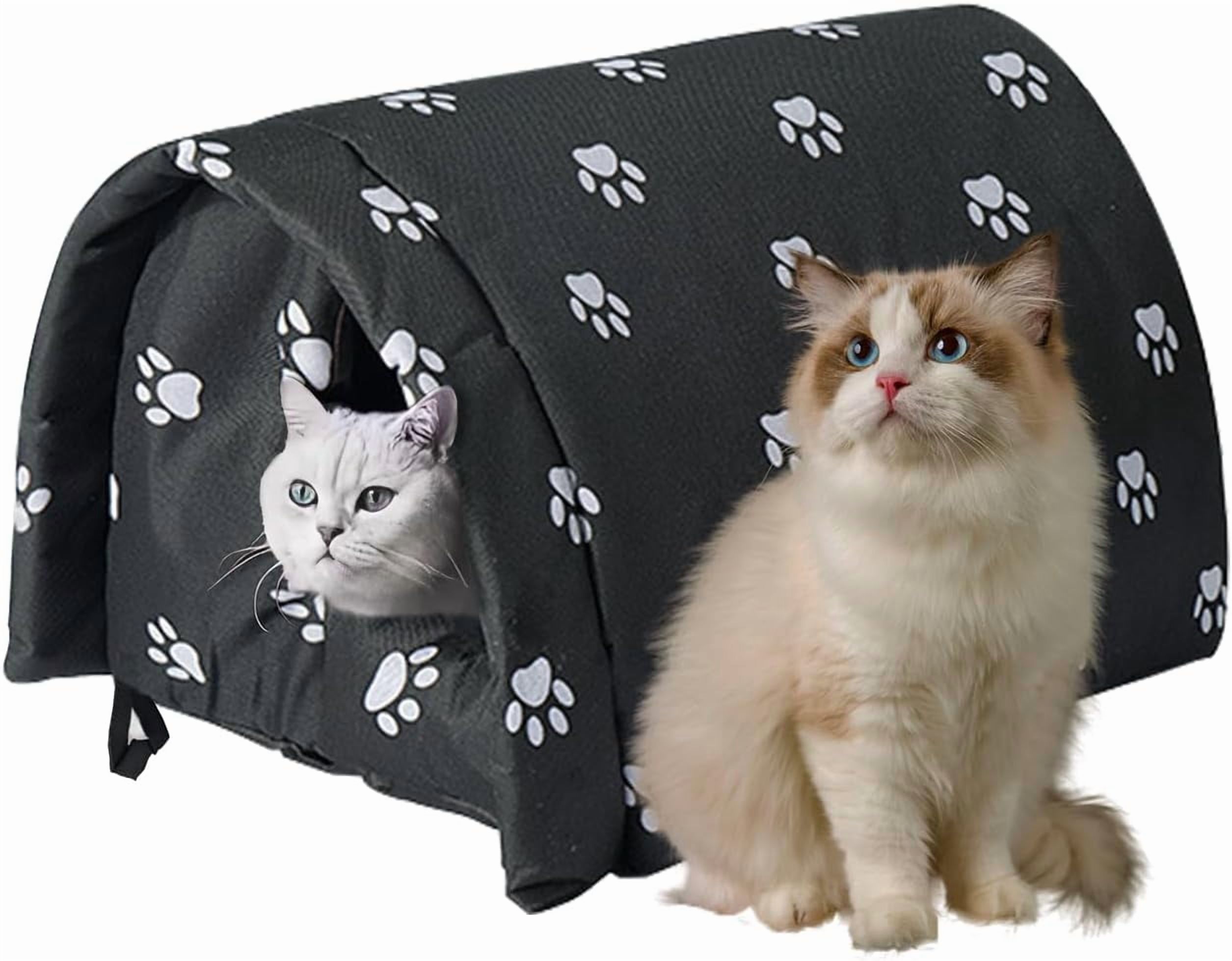 House for Outdoor Cats in Winter, Feral Shelter, House Thickened ...