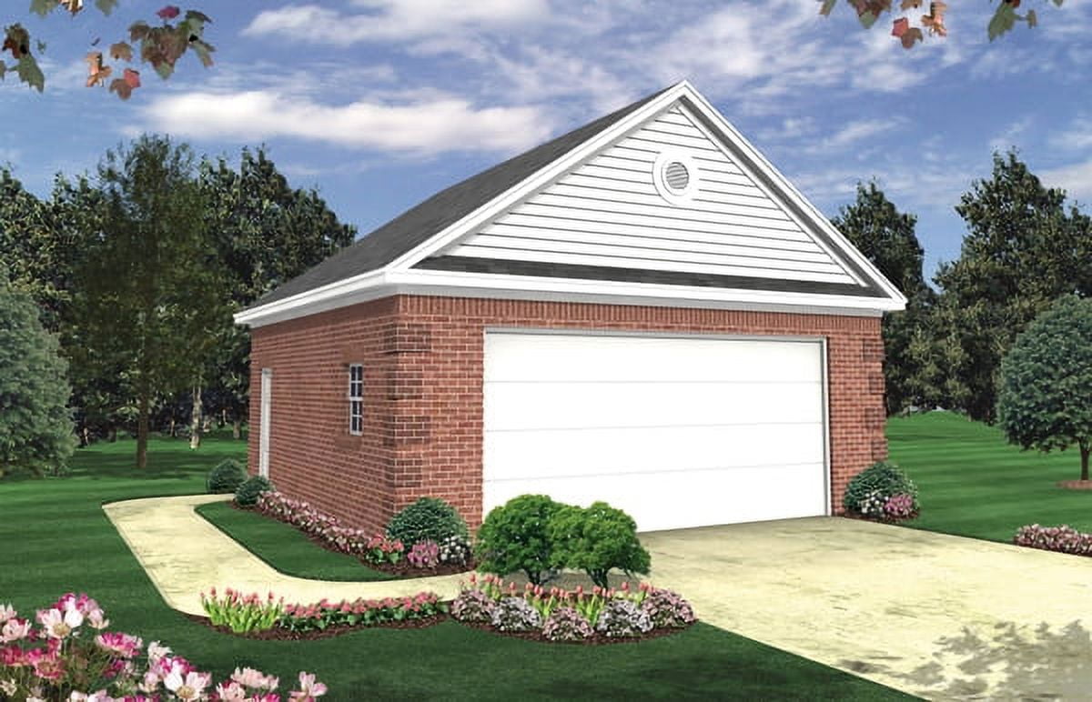House Plan Gallery - HPG-0576 - Garage Plan - Single Story Printed ...