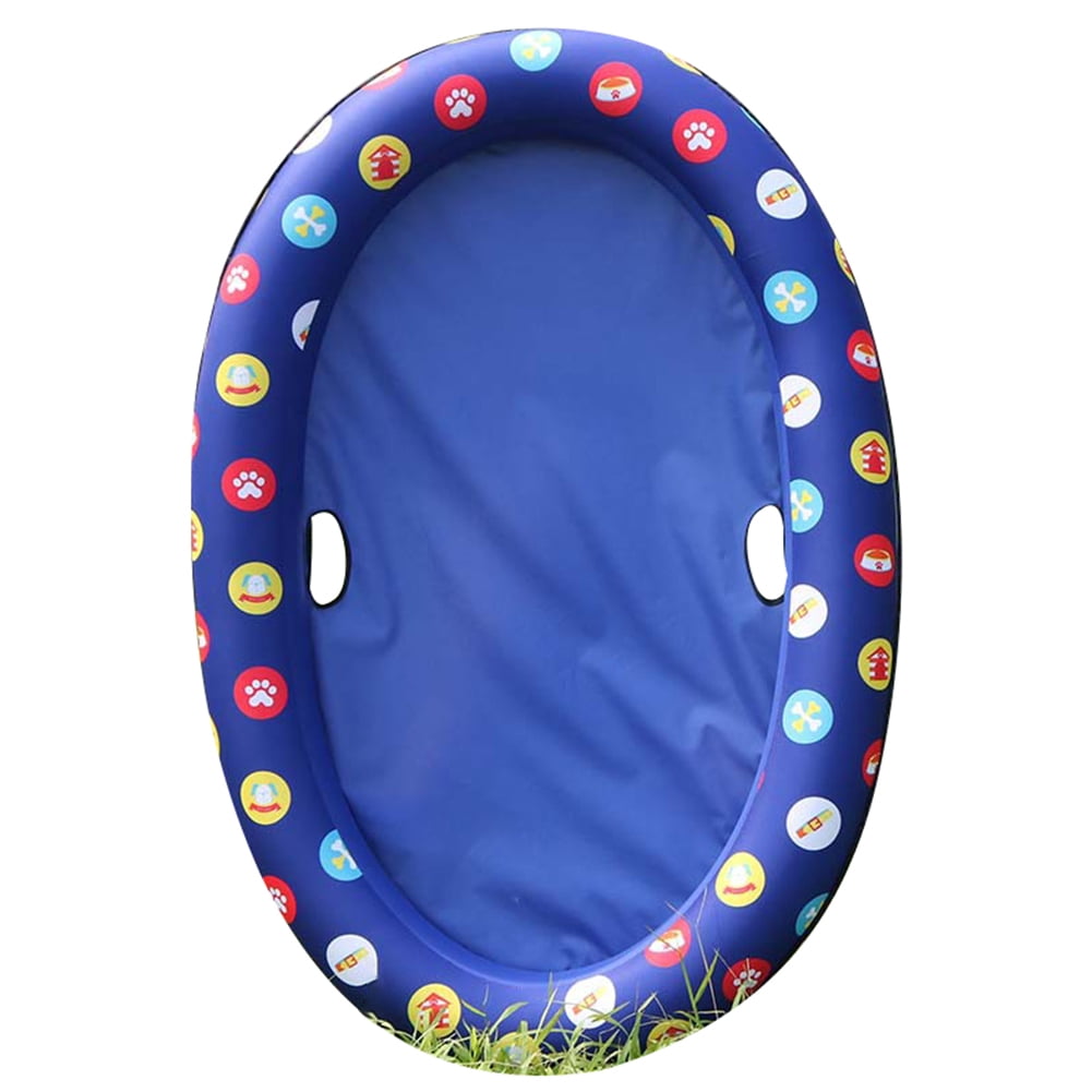 House Print Swimming Pool Pet Dogs Inflatable Floating Raft Water Play ...
