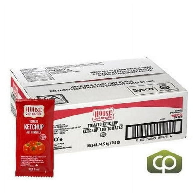 House Recipe CL Tomato Ketchup Portion Packets 8ML/ 0.27 oz-(504/Case ...