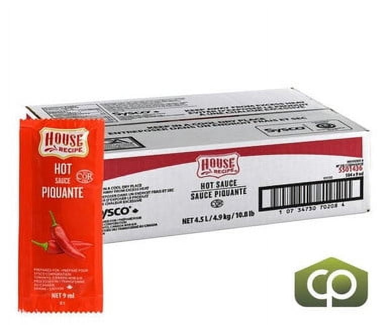 House Recipe Hot Sauce, 9ml Bulk Size (504/Case) - Walmart.com