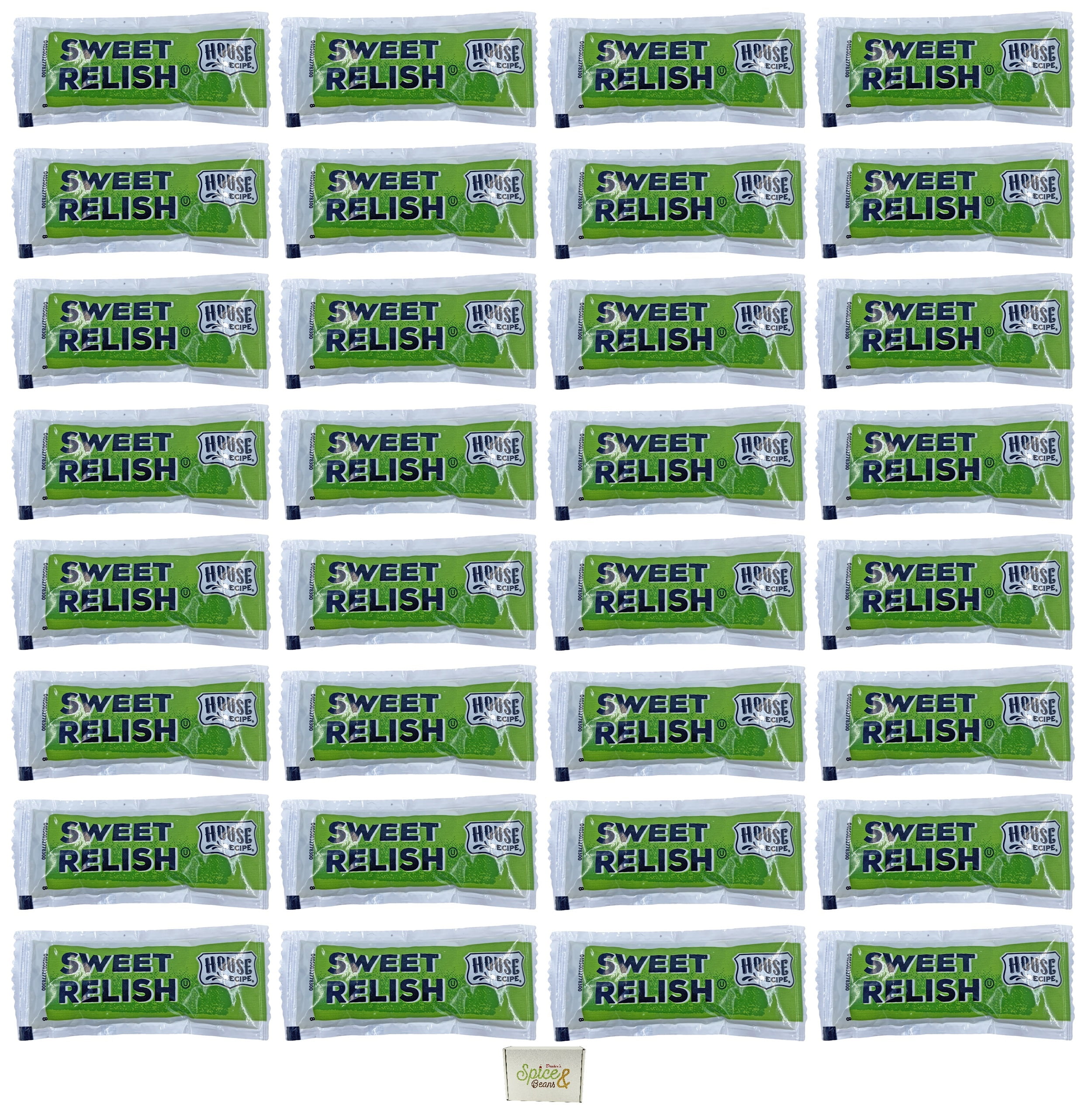 House Recipe Sweet Relish Packet 9 g | Kosher | Pack of 50 - Walmart.com