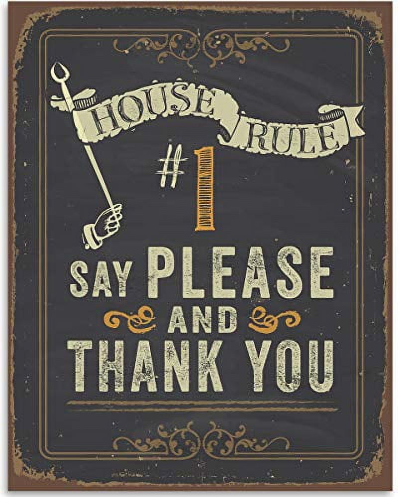 House Rule #1-11x14 Unframed Art Print - Great Home Decor (Printed on ...