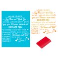 House Rules Silk Screen Stencils Kit Include Self Adhesive Silkscreen ...