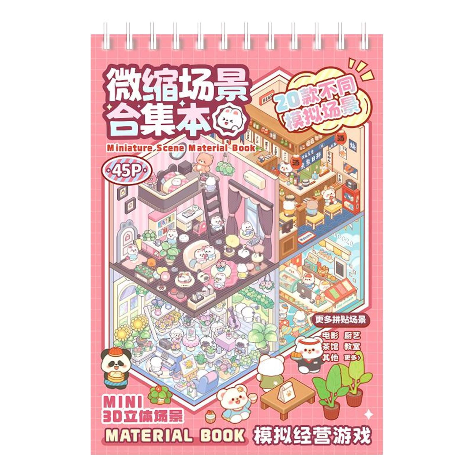 House Scene Stickers, Reusable Miniature Scene Stickers, Make Your Own ...