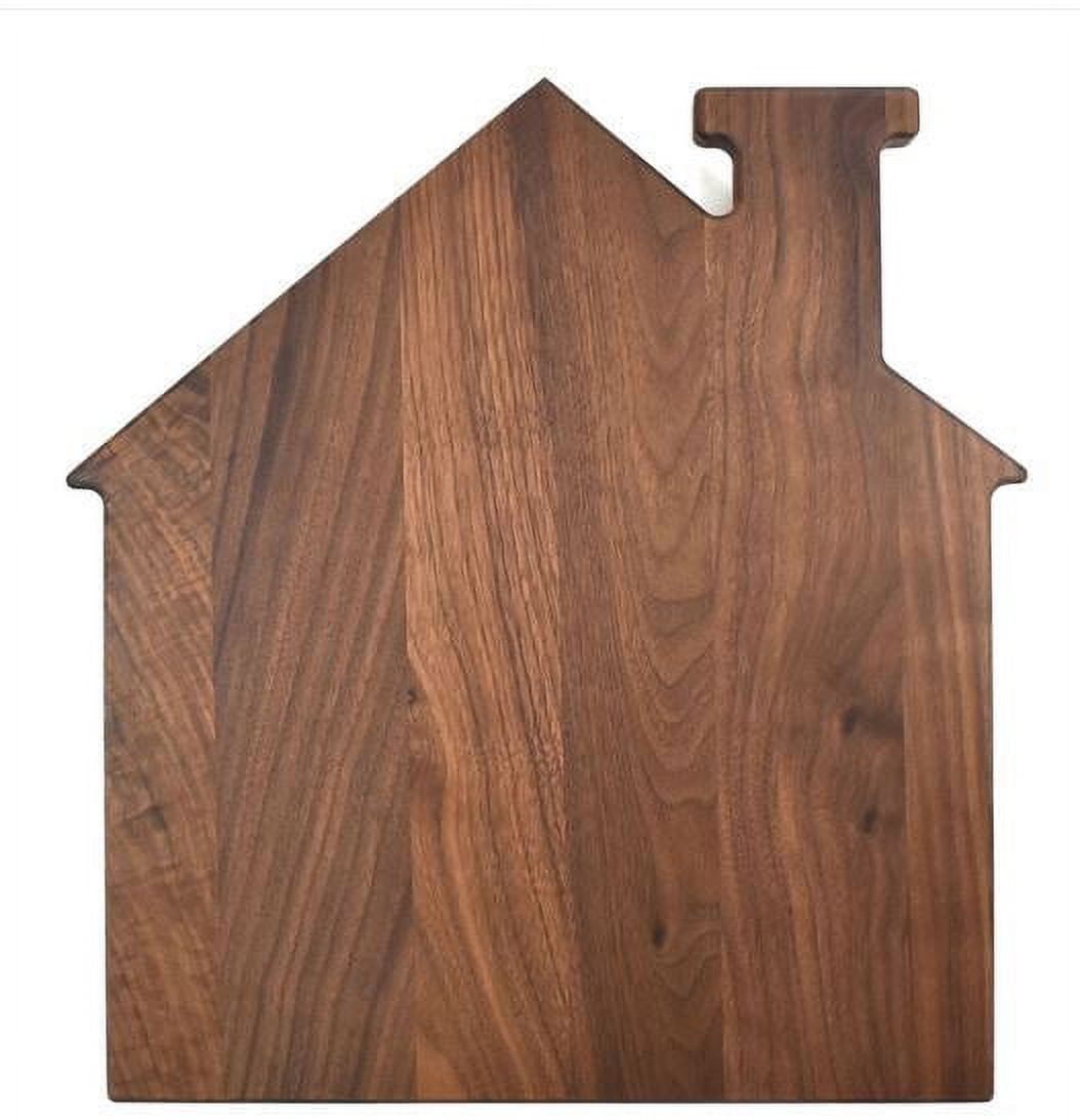 House Shaped Cutting Board, 13" x 14", Acacia Wood - Walmart.com