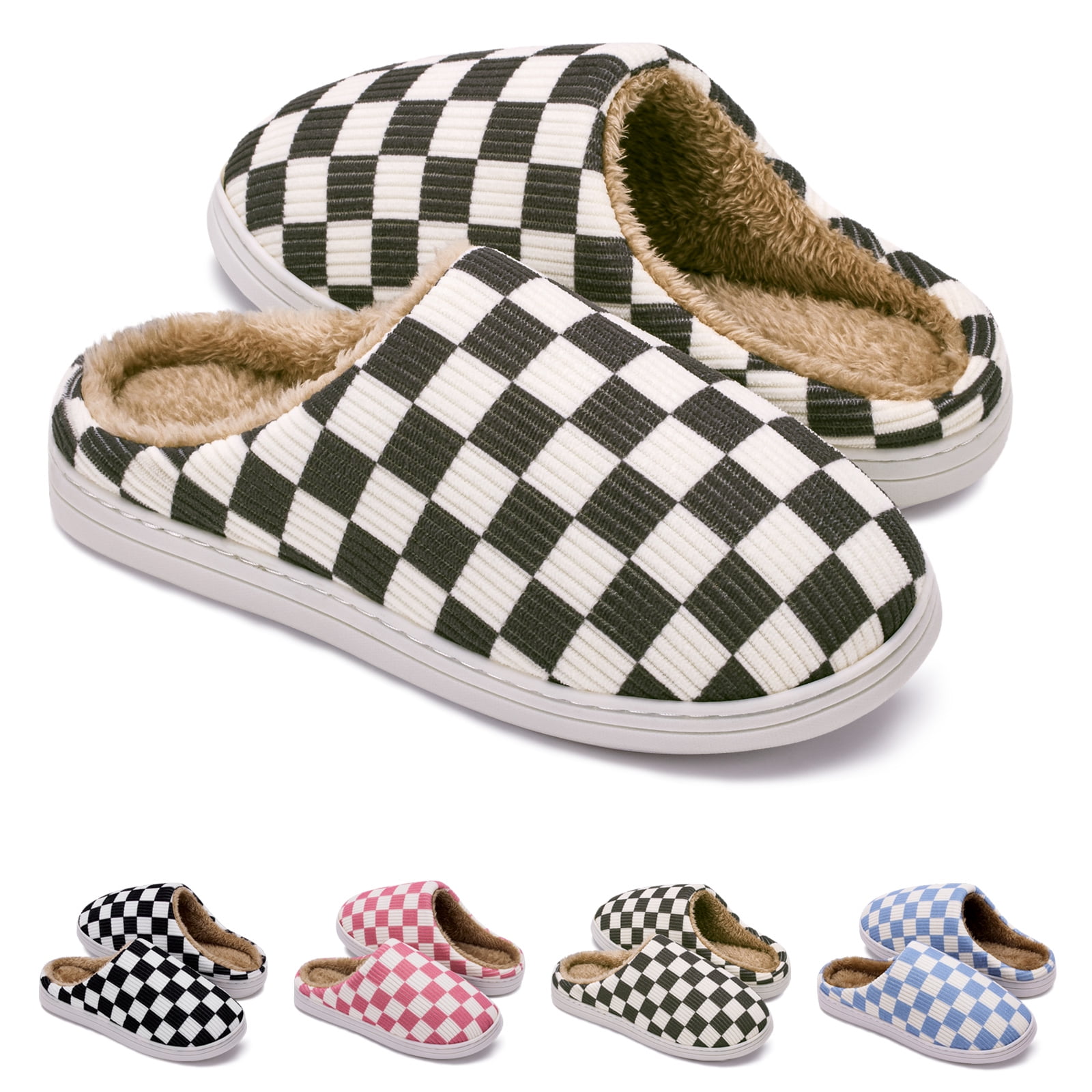 House Slippers for Woman,Womens Memory Foam Slippers,Womens House Shoes ...