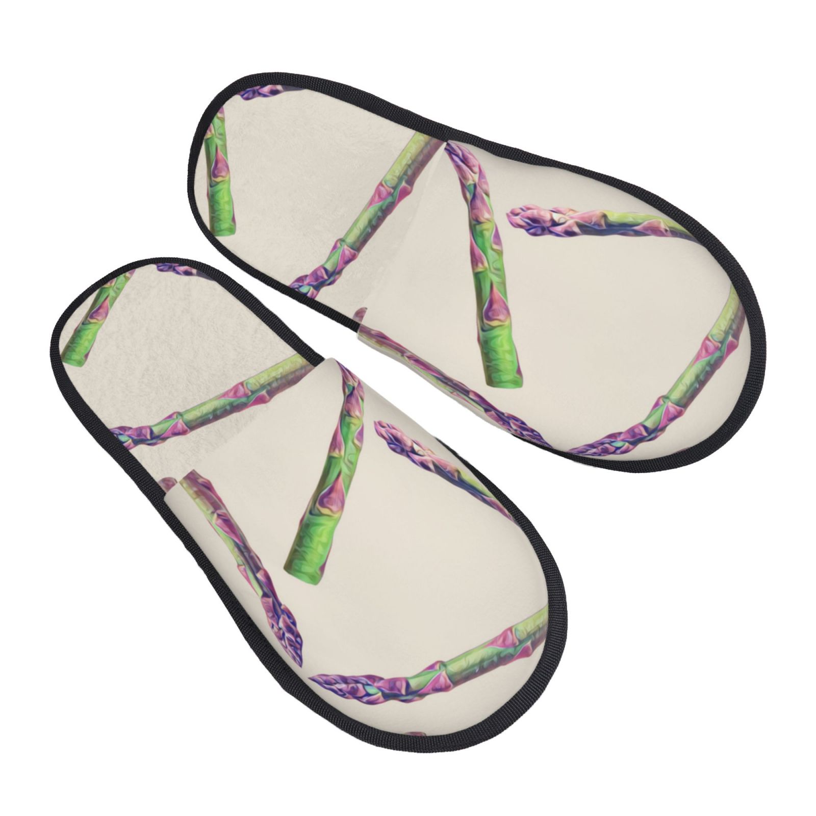 House Slippers for Women Men - Asparagus Print hilarious Soft House ...