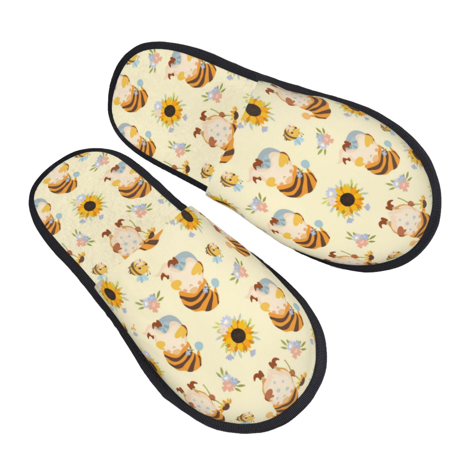 House Slippers for Women Men - Bee Honey Honeycomb Bee Lightweight ...
