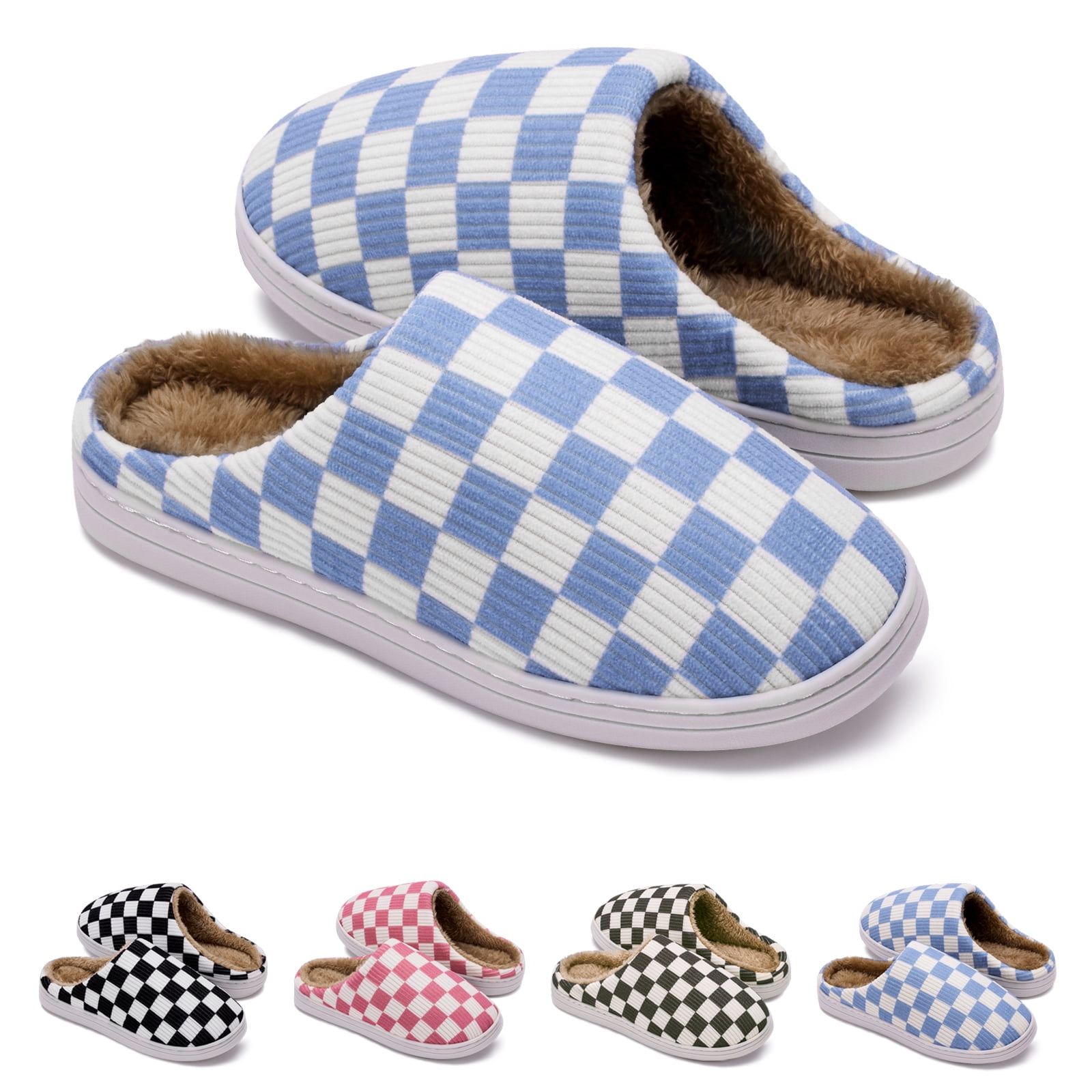 House Slippers for Woman,Womens Memory Foam Slippers,Womens House Shoes ...