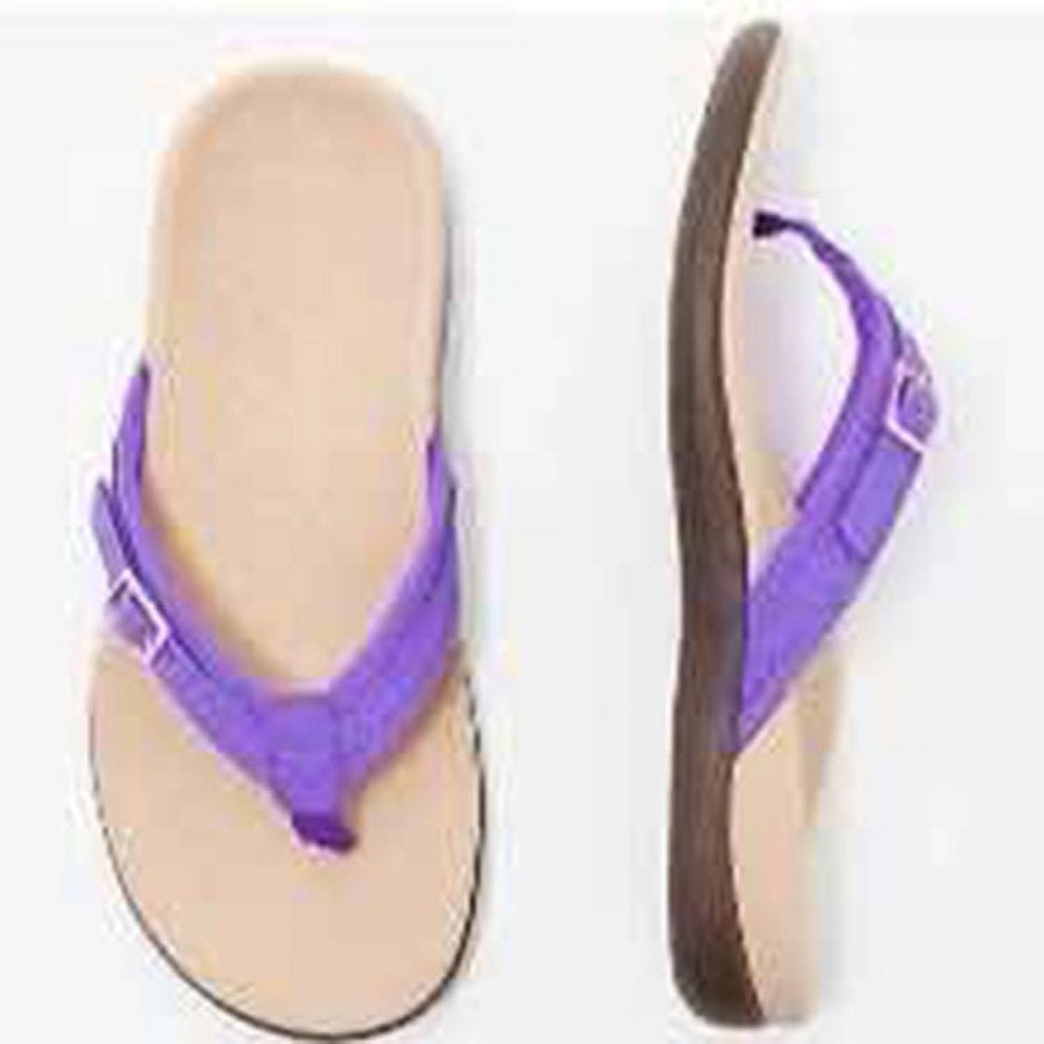 House Slippers for Guests Comfy Slip on Platform Flip Flops Roman Pluse ...