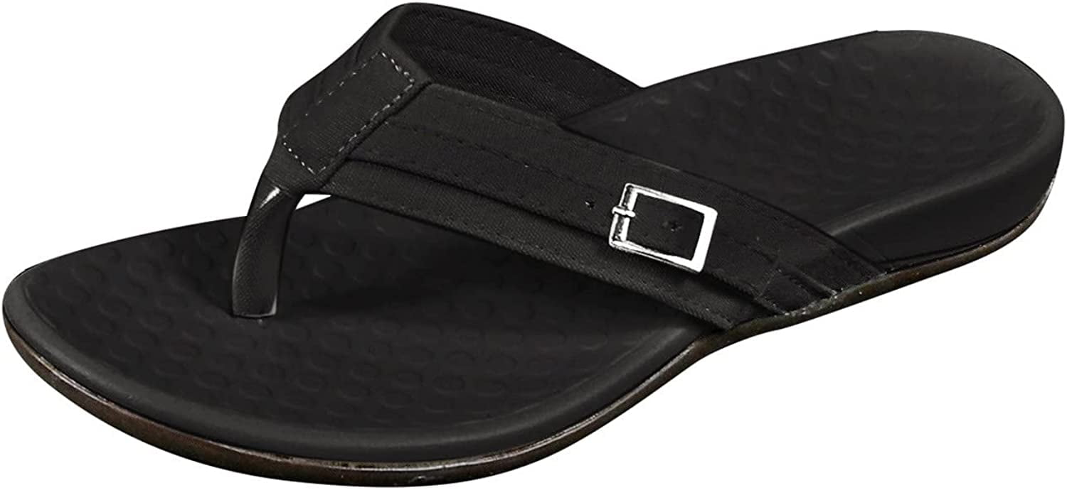 House Slippers for Guests Comfy Slip on Platform Flip Flops Roman Pluse ...