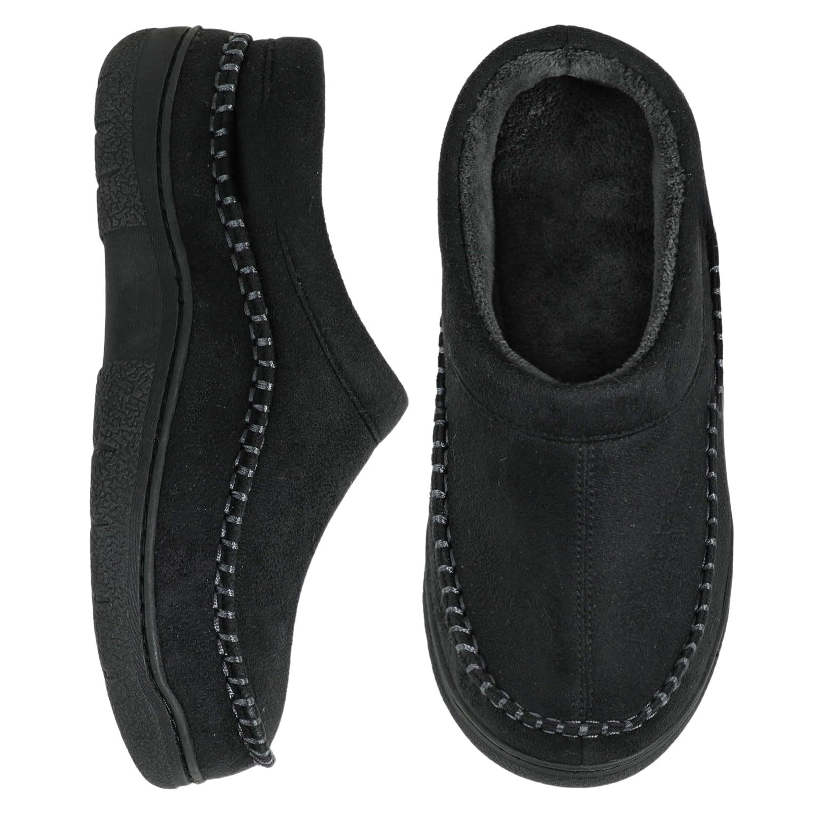 House Slippers for Men Comfy Memory Foam Slip On House Shoes Soft Warm ...