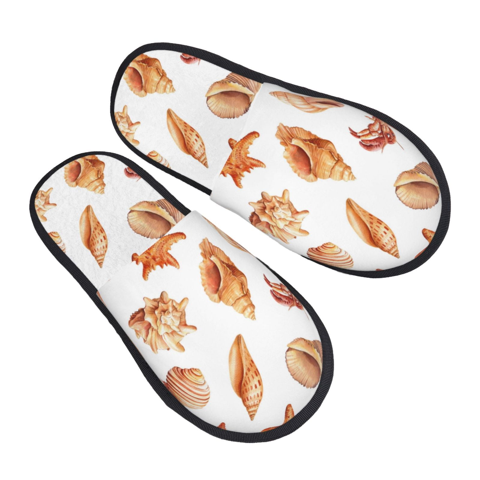 House Slippers for Women Men - Conch Shell No.J926 Soft House Shoes ...