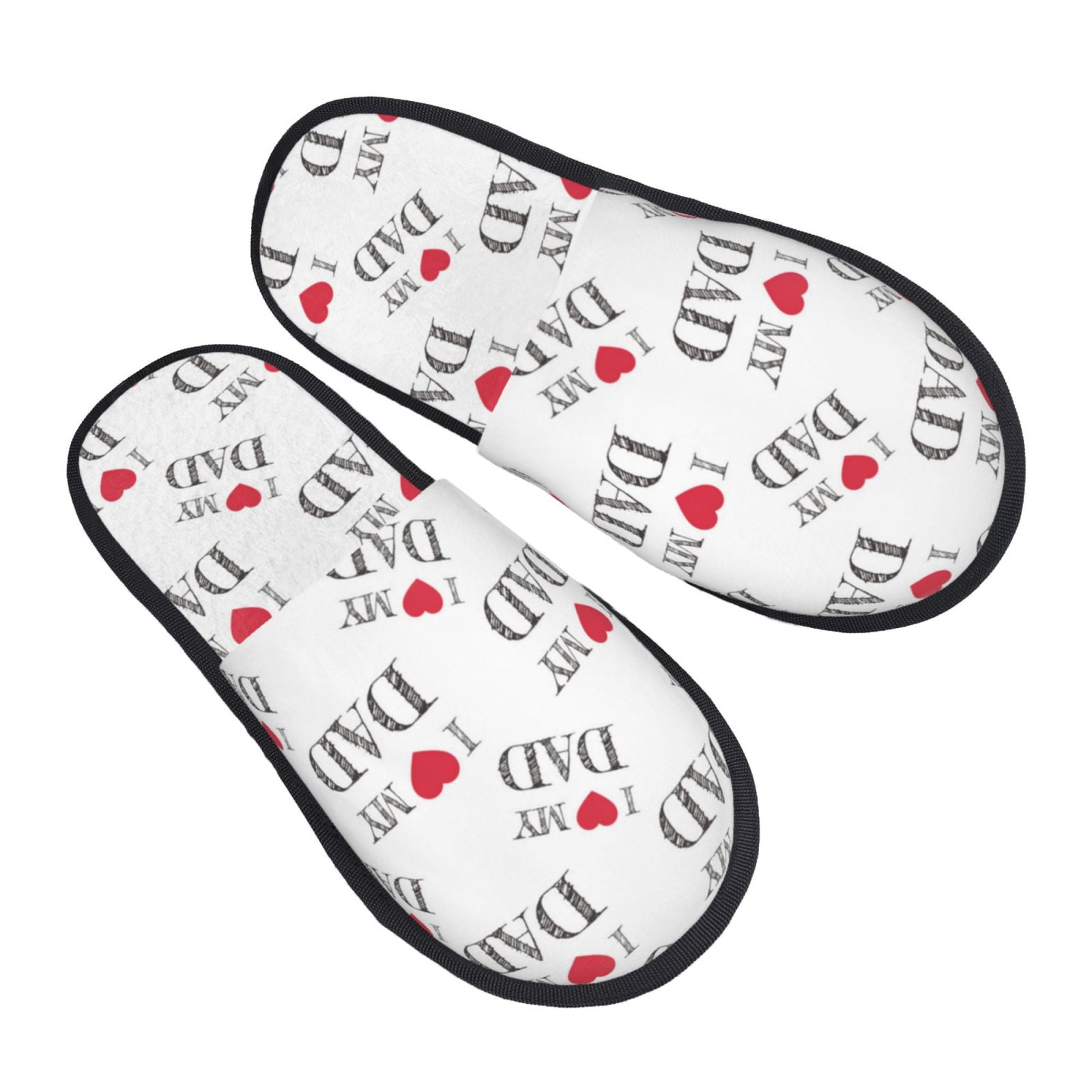 House Slippers for Women Men - I Love My Dad Soft House Shoes Fuzzy ...