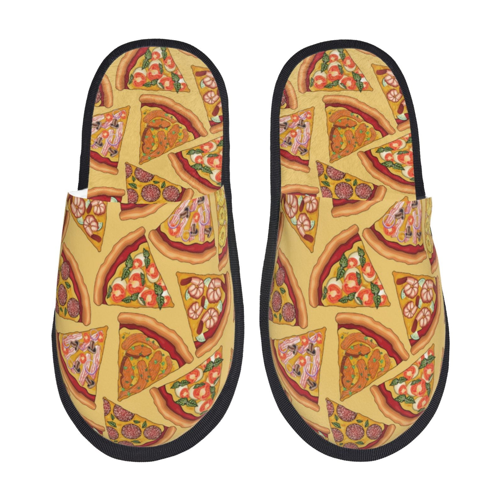 House Slippers for Women and Men Cute Pizza Pineapple Shrimp Comfy ...