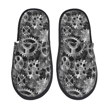 Oooh Geez Women's Cozy Fuzzy Slippers, Funny Plush House Shoes, Bubbly ...