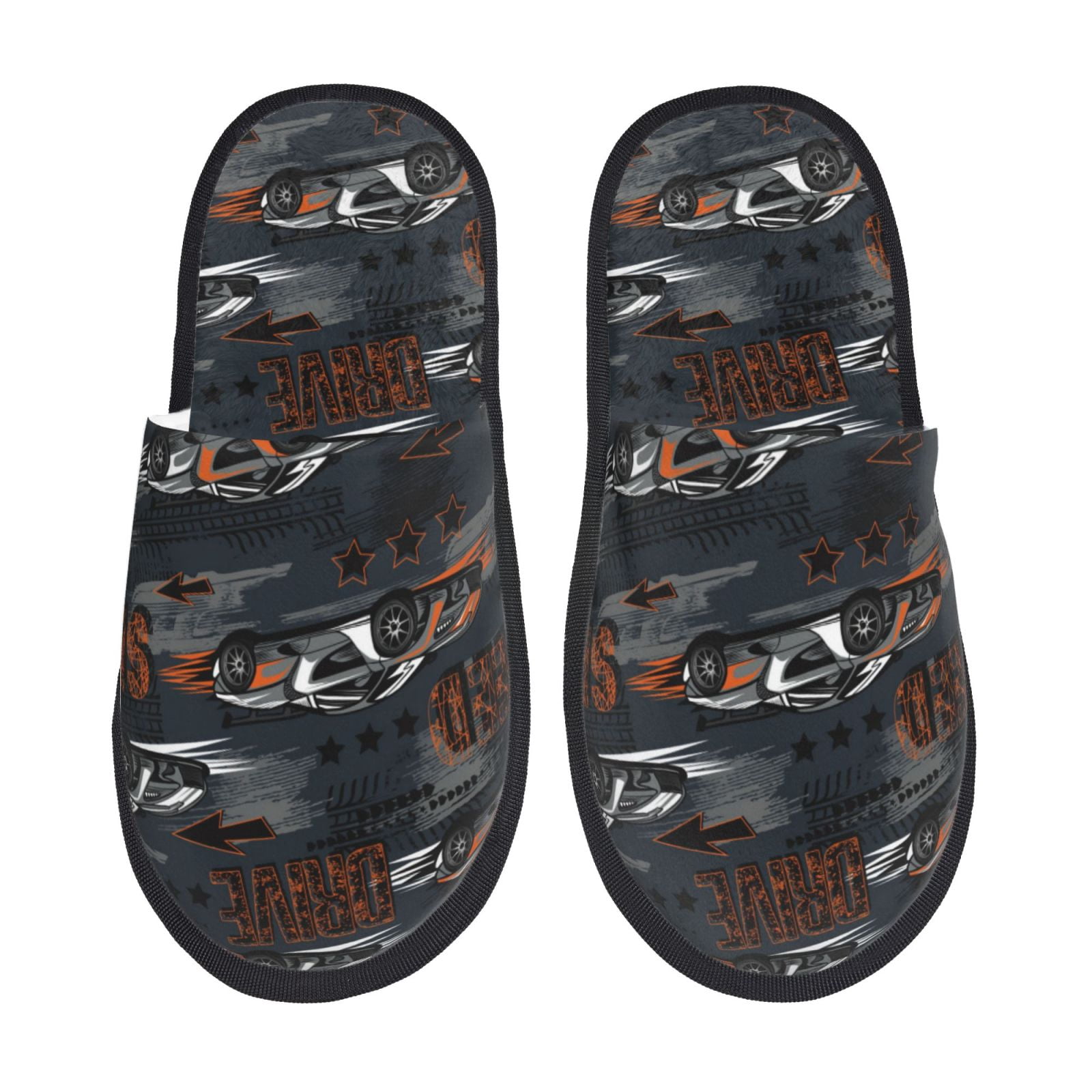 House Slippers for Women and Men cool sports car Comfy Fuzzy Bedroom ...