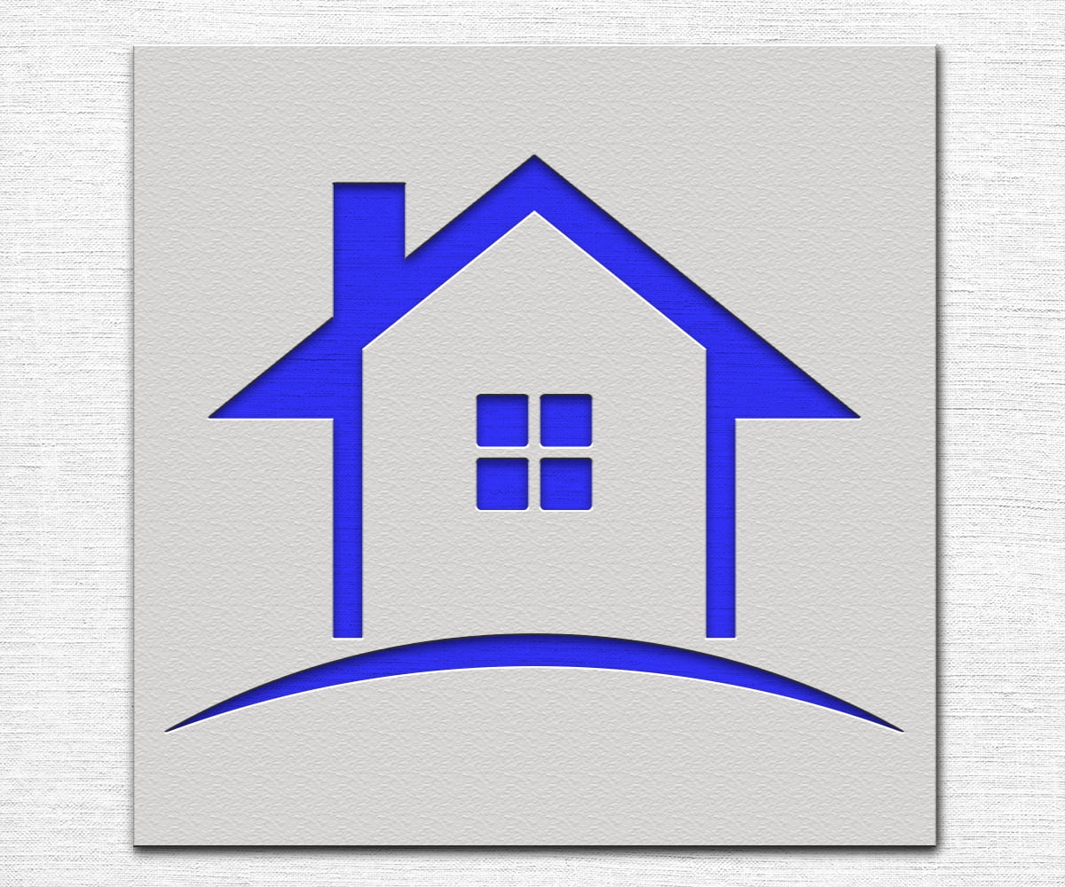 House Stencil - Art and Wall Stencil (12"x12") - Walmart.com