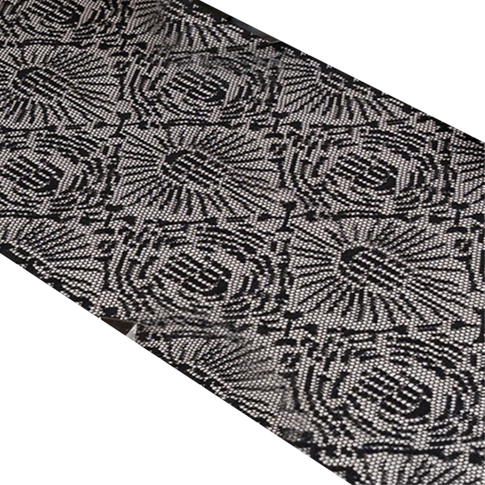 House Table Black Lace Trim Polyester Seasonal Decoration for Dinner ...