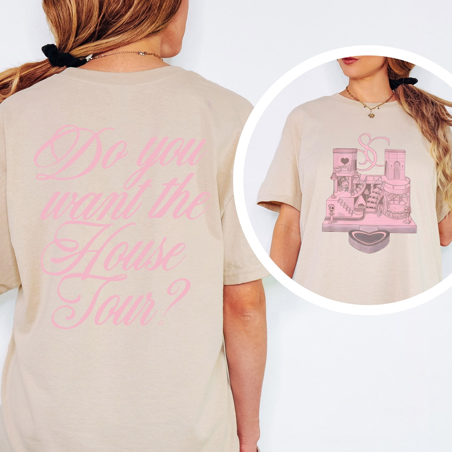 House Tour Shirt, Fandom Merch Tee, Aesthetic Oversized Fan T-Shirt ...