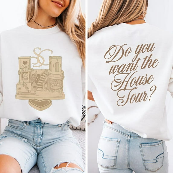 House Tour Sweatshirt, Fandom Merch Sweatshirt - Sizes S-5XL ,Art Print ...