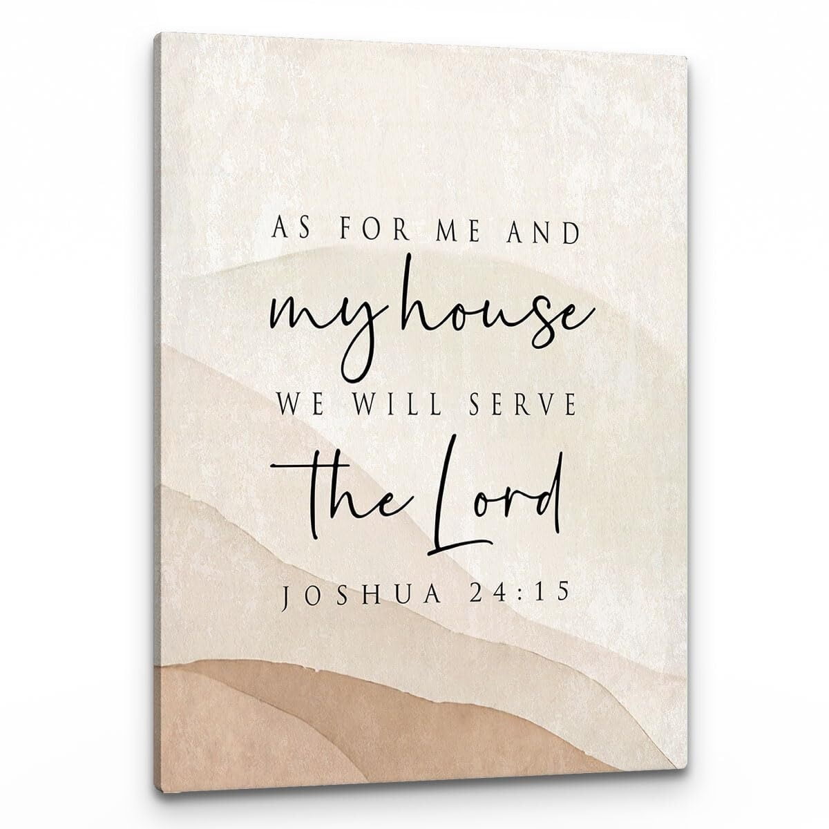 As For Me And My House We Will Serve The Lord Wall Art, Modern ...