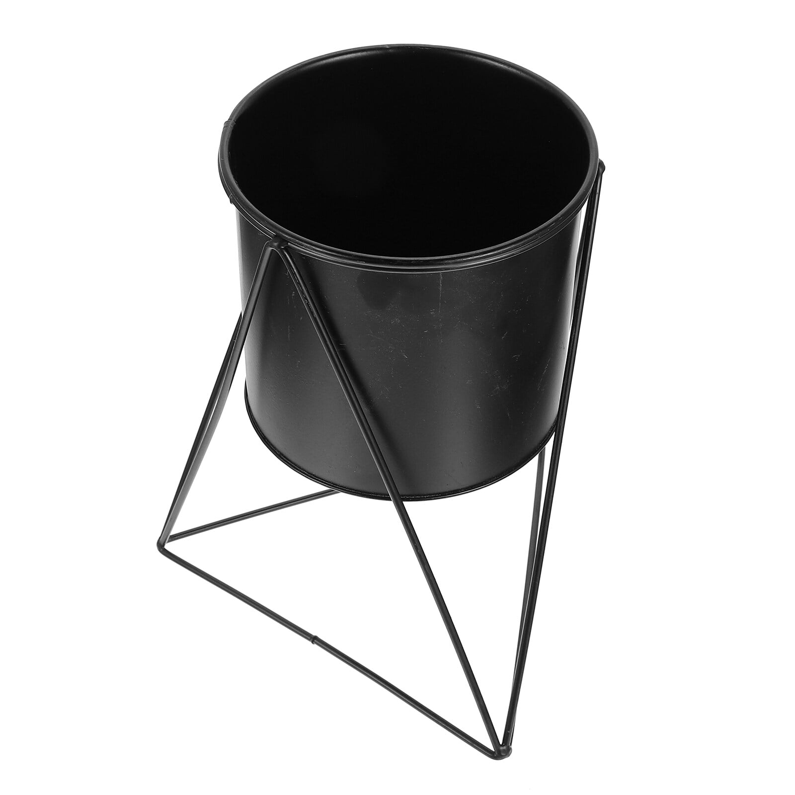 Plant Pot Display Rack Flower Stand Indoor Tiered Pots Black - Walmart.com