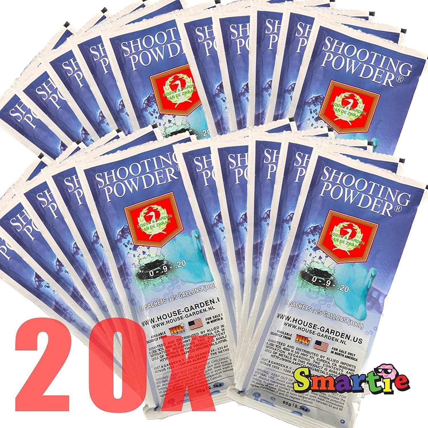 House and Garden House And Garden Shooting Powder 20 Satchet - Walmart.com