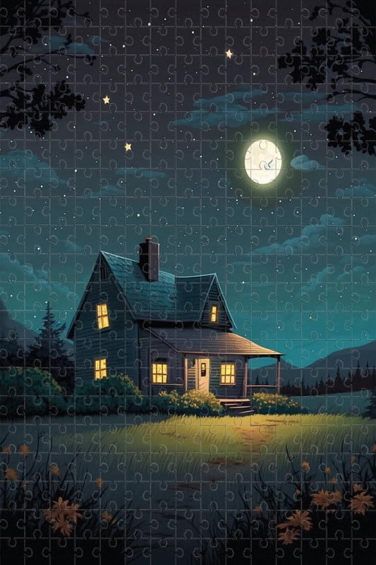 House and Month 500 Piece Puzzle Fun and Challenging Activity with ...