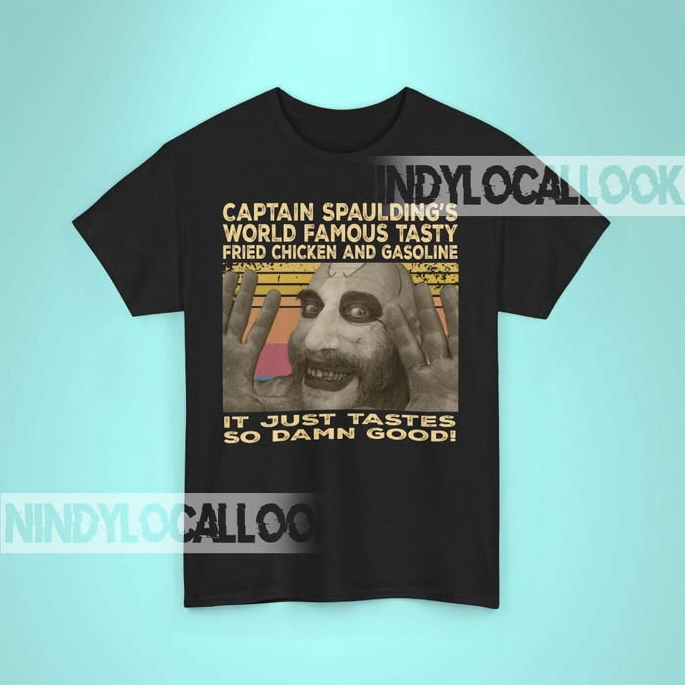House of 1000 Corpses Shirt, Captain Spaulding's It Just Tastes So Damn ...