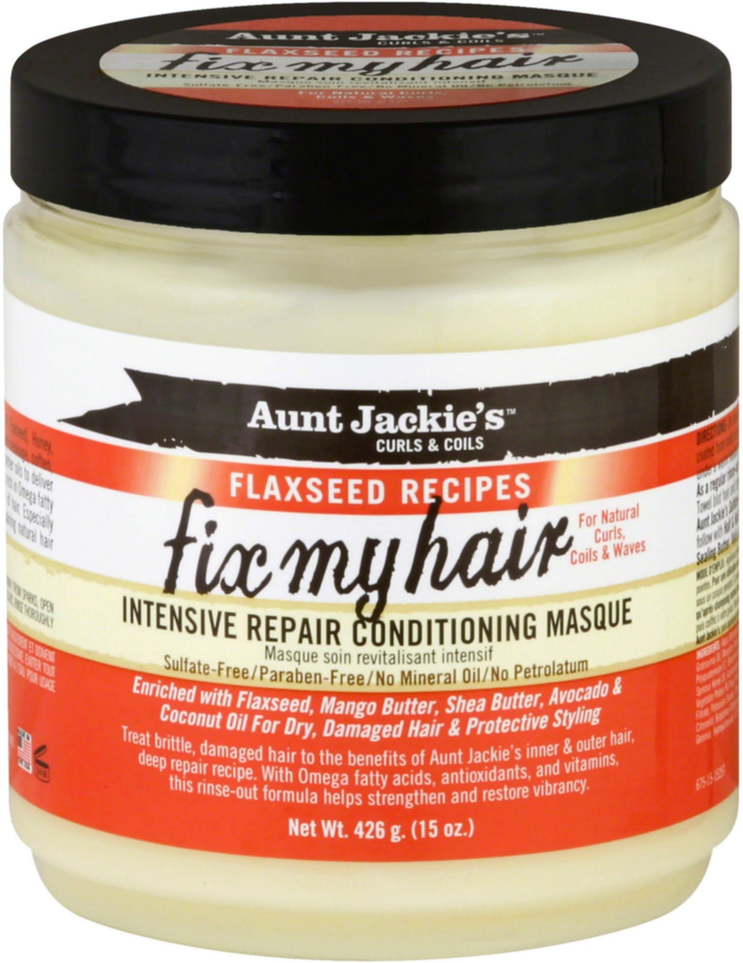 House of Cheatham Aunt Jackies Natural Hair Conditioning Masque for ...