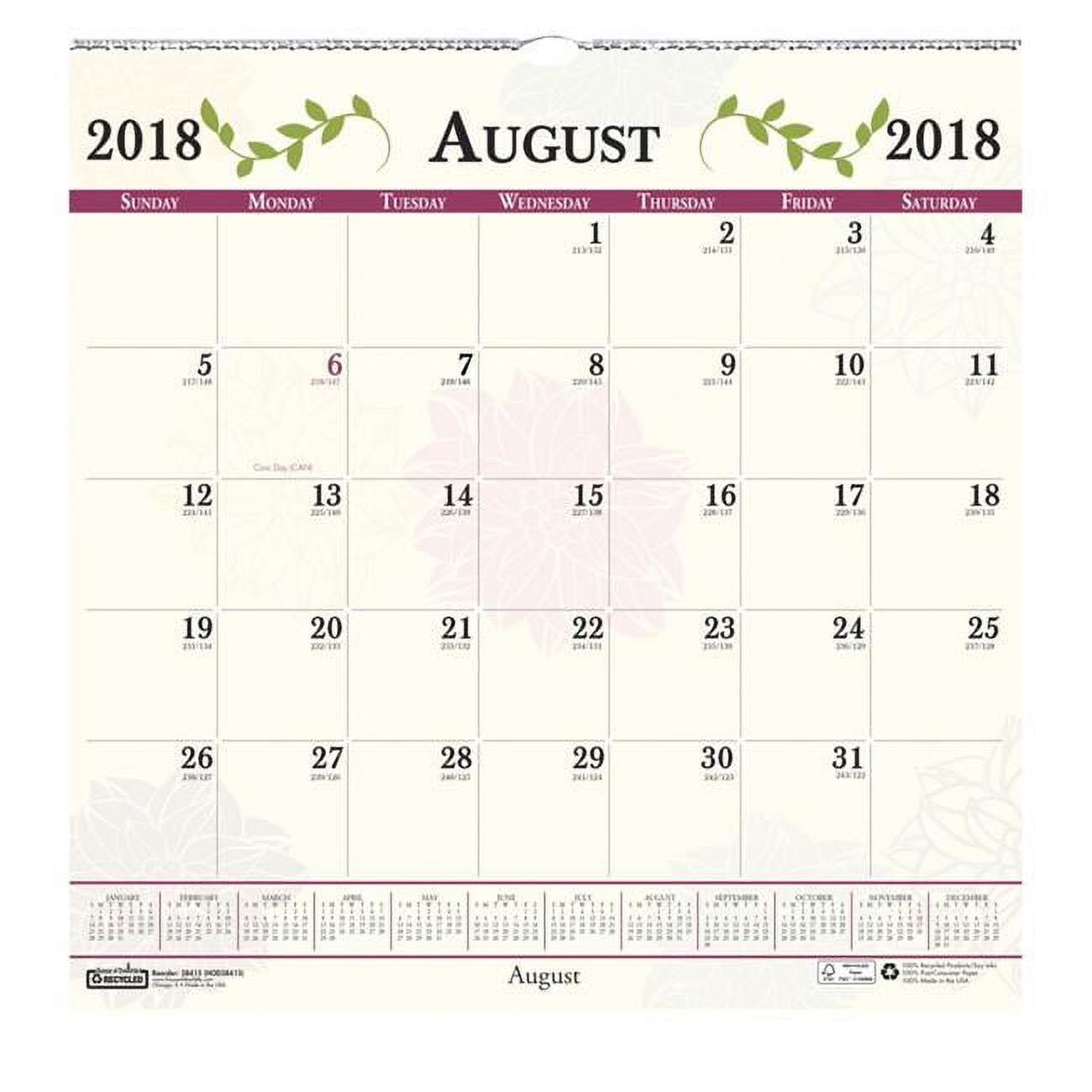 House of Doolittle 1589285 Academic Whimsical Design Wall Calendar, 12 ...