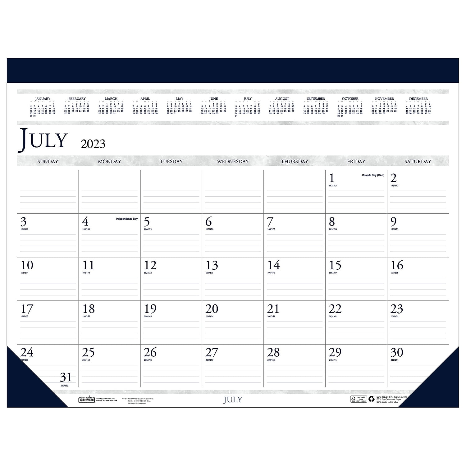 House Of Doolittle Desk Calendar 2023